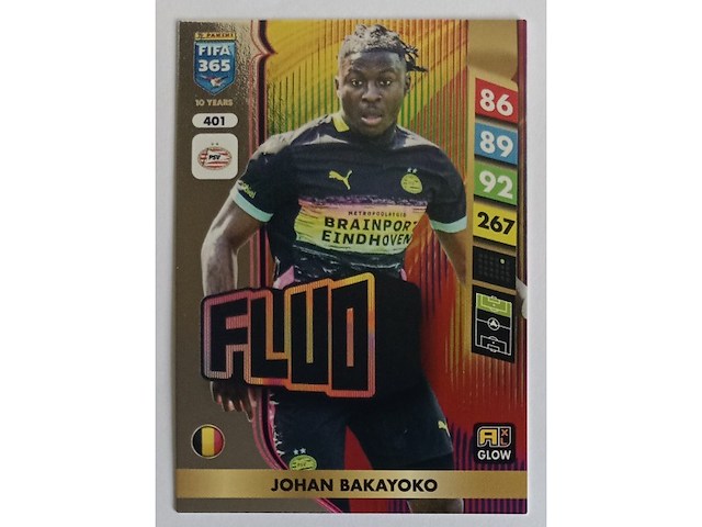 2025 Adrenalyn XL Fifa 365 Bakayoko Fluo