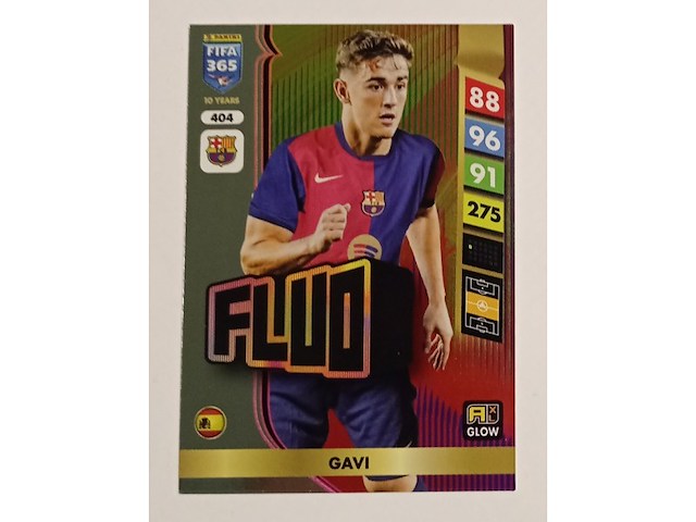 2025 Adrenalyn XL Fifa 365 Gavi Fluo