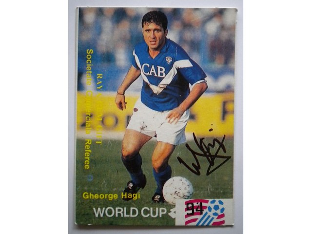 George Hagi `Promo/reklamna Kartica World Cup 1994`