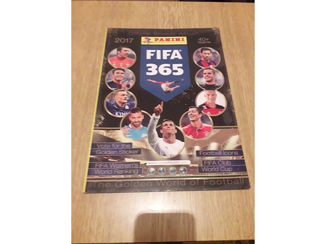 Prazan album - FIFA 365 2017 (Panini),bez slicica