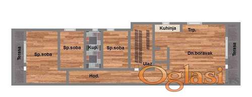 Troiposoban - pdv - Stari Majur - 90m2