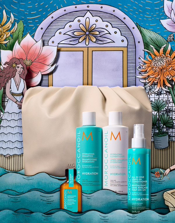 Moroccanoil Holiday Hidrating 4/1 – set za suvu kosu