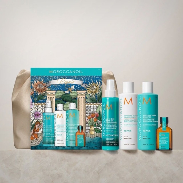 Moroccanoil Holiday Repair 4/1 – set za oštećenu kosu