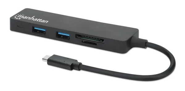 Mamhattan USB-C HUB 3port Manhattan 164948 3.2 G1/5Gbps/CR/Crni