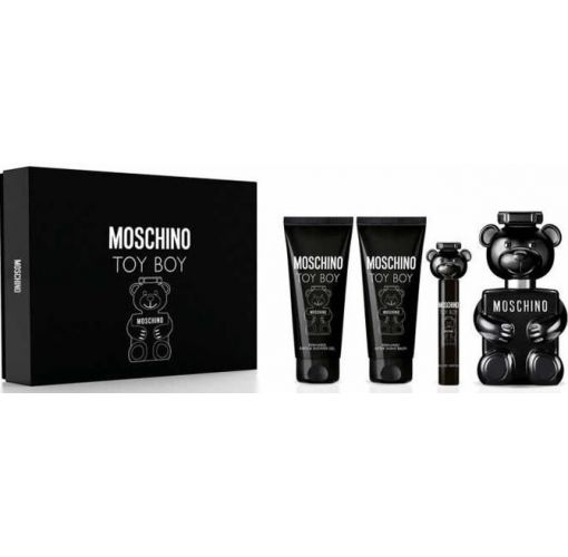 Moschino Set Toy Boy M edp 100ml + edp 10ml + 100ml SG +100ml AS