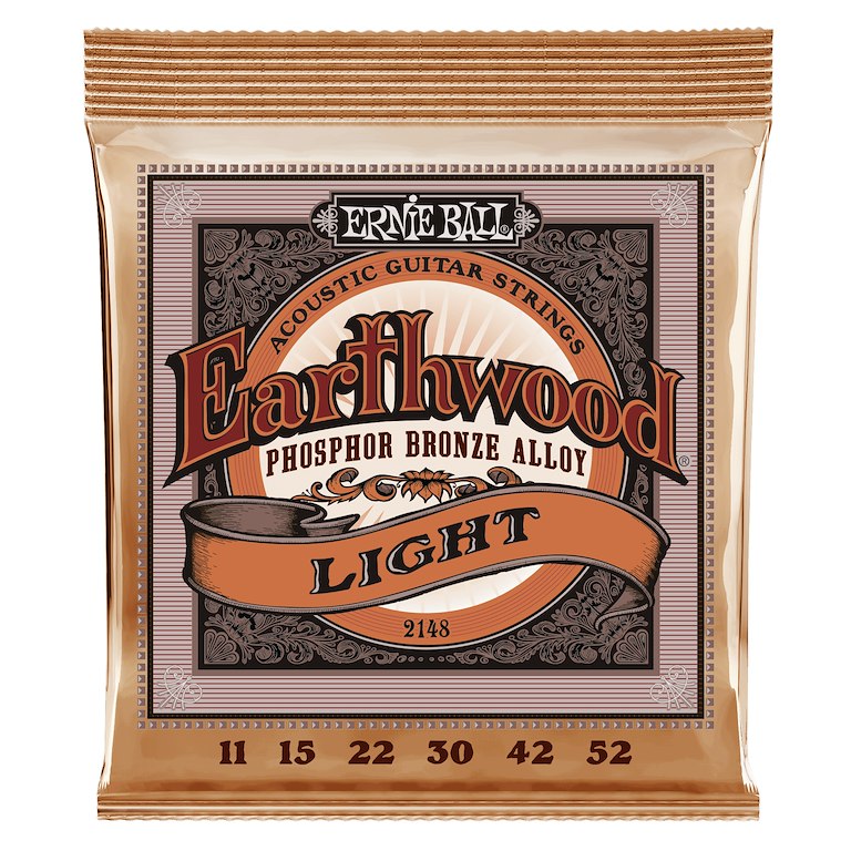 Ernie Ball 2148 11-52 Earthwood Phosphor Bronze - Žice za akustičnu gitaru