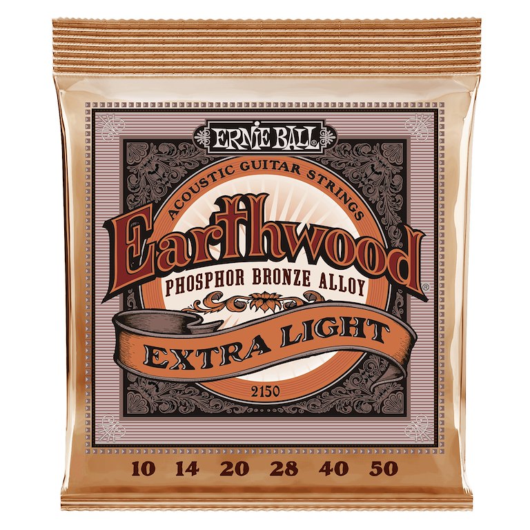 Ernie Ball 2150 10-50 Earthwood Phosphor Bronze - Žice za akustičnu gitaru