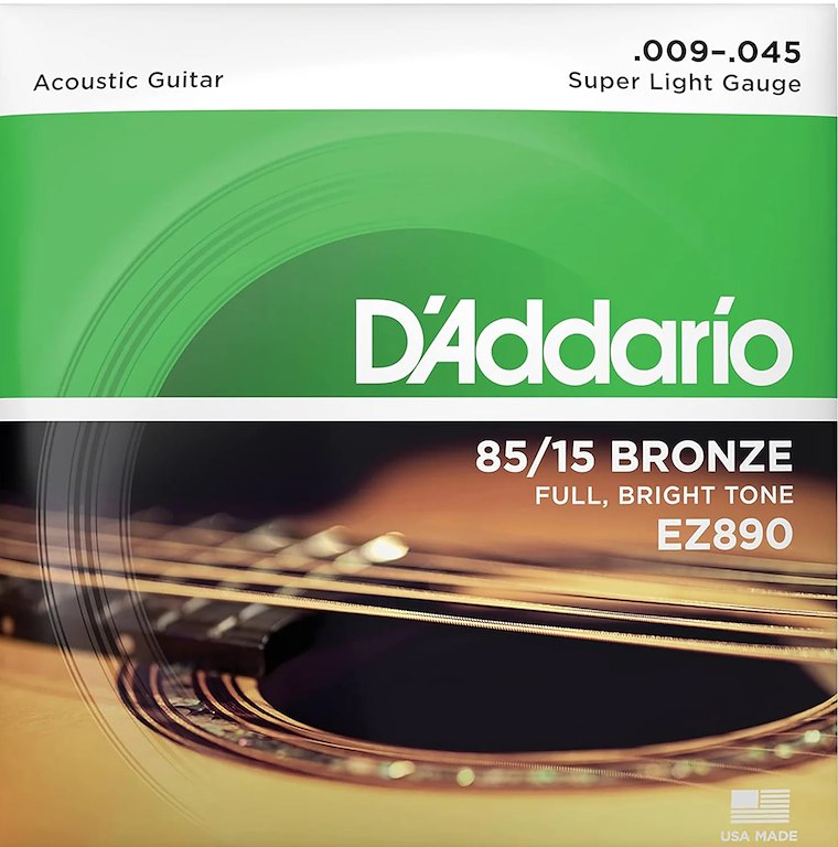 D'Addario EZ890 Bronze 9-45 - Žice za akustičnu gitaru