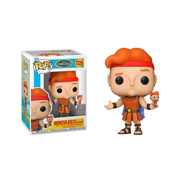 Figura Funko POP! Disney: Hercules - Hercules with Action Figure (Convention Limited Edition)