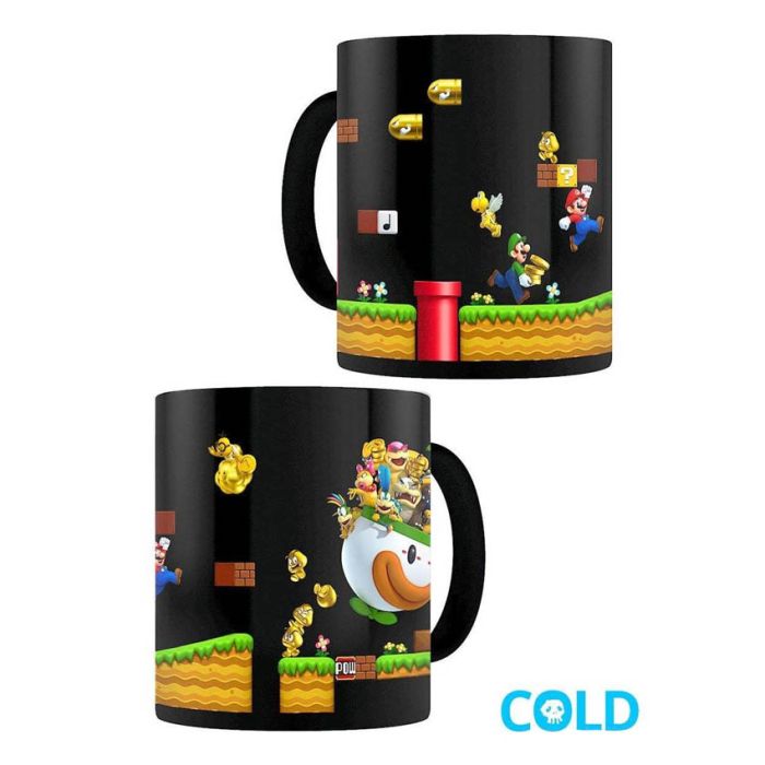 Šolja Super Mario (Gold Coin Rush) Heat Change Mug