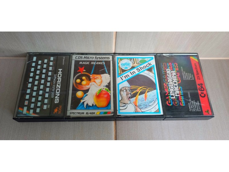 Original kasete za ZX Spectrum *jedna i za Commodore 64