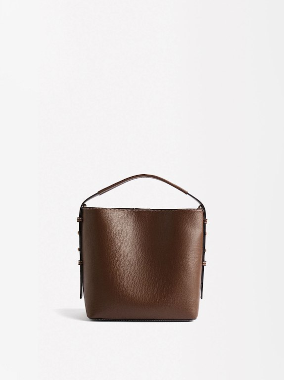 SHOULDER BAG WITH REMOVABLE INTERIOR