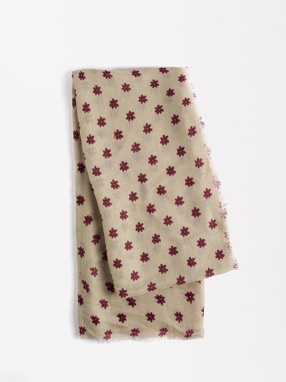 FLORAL PRINT SCARF