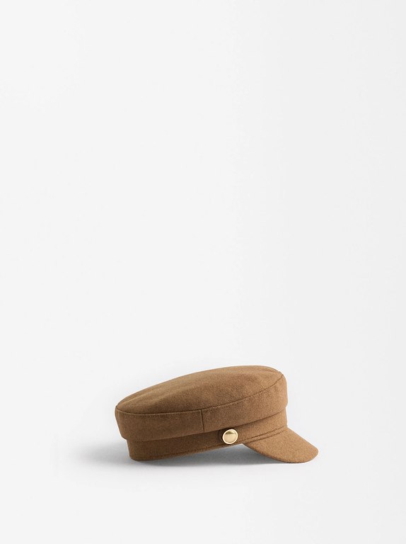 Wool- Blend Sailor Cap