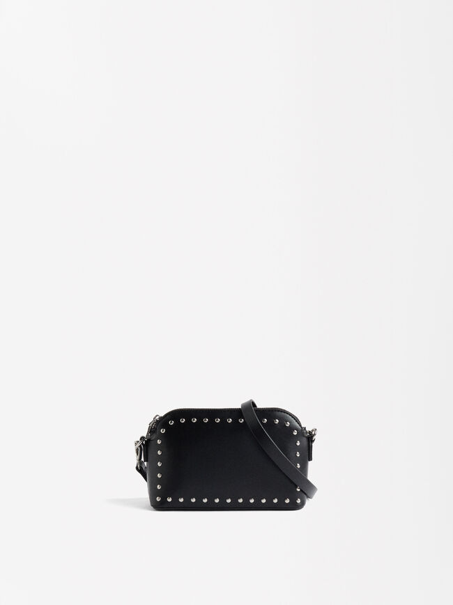 Crossbody bag with studs