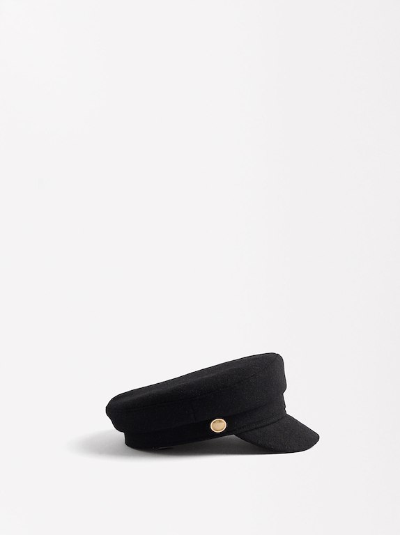 Wool- Blend Sailor Cap