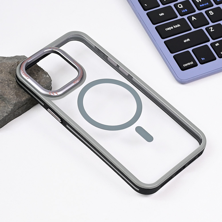 Zastitna maska (futrola) Magsafe Trendy - iPhone 15 Pro Max 6.7 siva