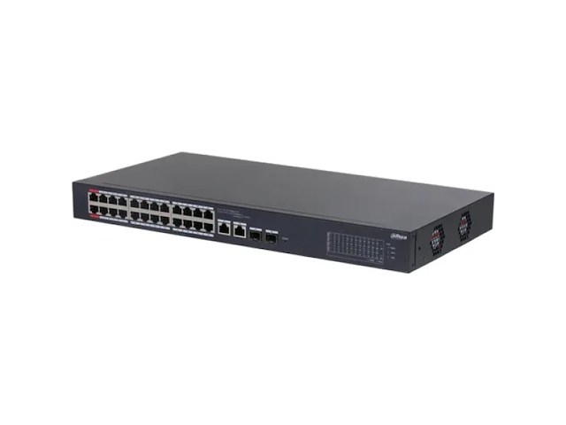 Dahua switch DCS4226-24ET-375, CLOUD UPRAVLJIVI LAYER 2 POE 26-PORTNI SA 2 RJ45 UPLINK-A I 2 SFP