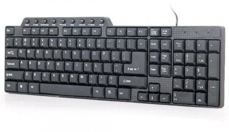 KB-UM-104 ** Gembird Multimedijalna tastatura US layout black USB