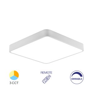 Led plafonjera 45W sa daljinskim Bela 3u1