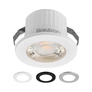 Led ugradna spot lampa 3W IP54 sa ukrasnim maskama u tri boje 3000K