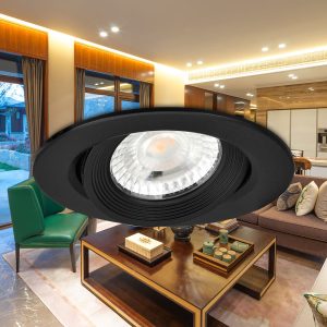 Led ugradna spot svetiljka 5W Crna 3000K