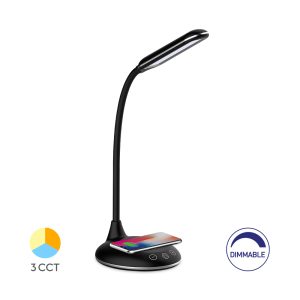 Led stona lampa 5W Dimabilna 3u1 sa wireless punjačem za mobilni telefon