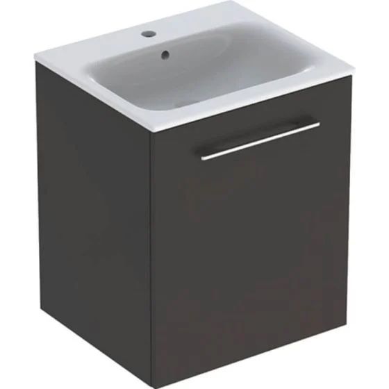 Ormarić GEBERIT Selnova Square 55cm + lavabo ANTRACIT MAT