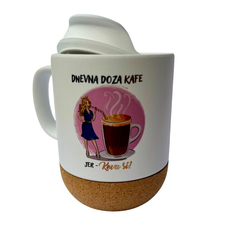 TERMO ŠOLJA “DNEVNA DOZA KAFE”