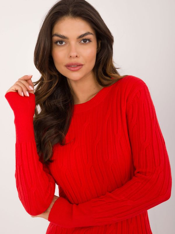 LIGHT RED CLASSIC SWEATER