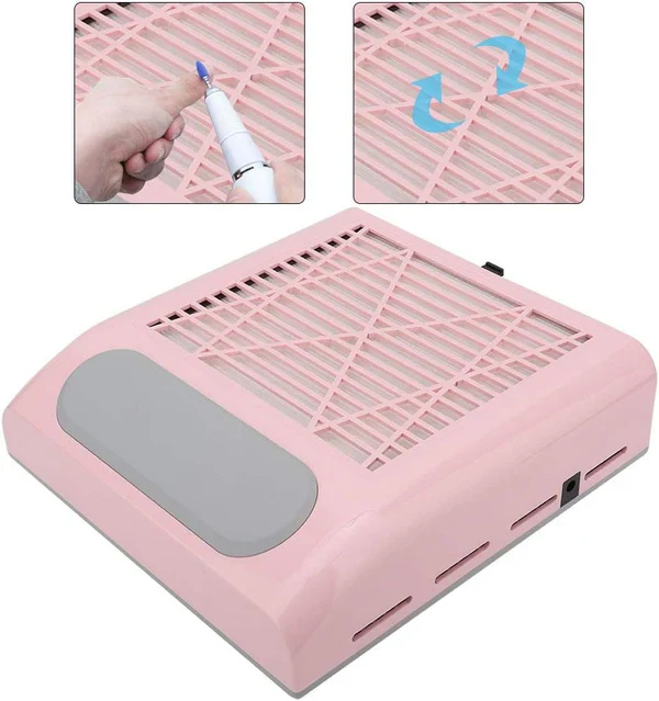 Aspirator za nokte sa filterom 80w Pink