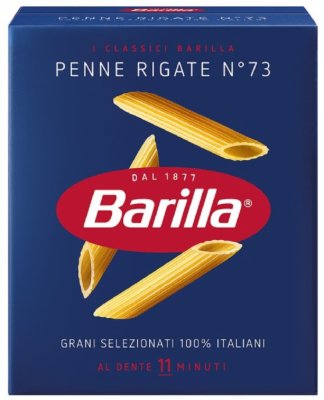 TESTENINA PENNE RIGATE BARILLA 500G
TESTENINA PENNE RIGATE BARILLA 500G