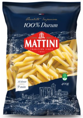 TESTENINA MAKARONE KOSE DURUM MATTINI 400G
TESTENINA MAKARONE KOSE DURUM MATTINI 400G