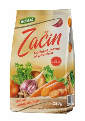 ZAČIN DODATAK JELIMA BAŠ BAŠ 250G
ZAČIN DODATAK JELIMA BAŠ BAŠ 250G