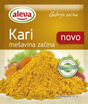 ZAČIN KARI ALEVA 25G
ZAČIN KARI ALEVA 25G