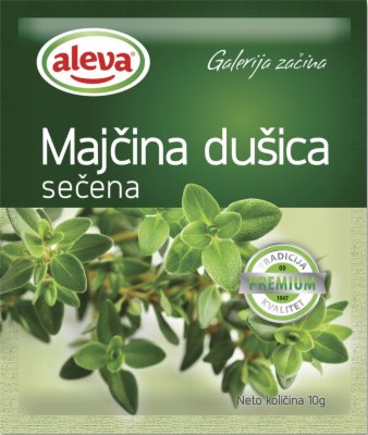 ZAČIN MAJČINA DUŠICA ALEVA 10G
ZAČIN MAJČINA DUŠICA ALEVA 10G