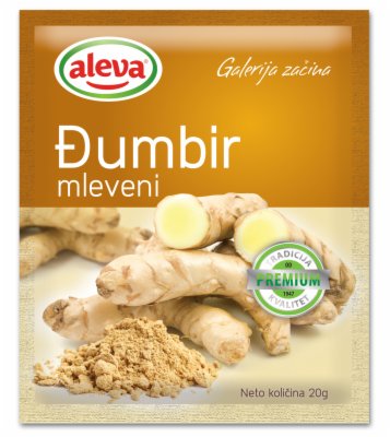 ZAČIN ĐUMBIR ALEVA 20G
ZAČIN ĐUMBIR ALEVA 20G