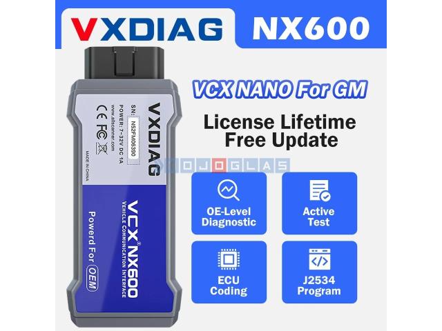 VXDIAG Nano NX600 Pro za GM USB WiFi OBD2 dijagnostika