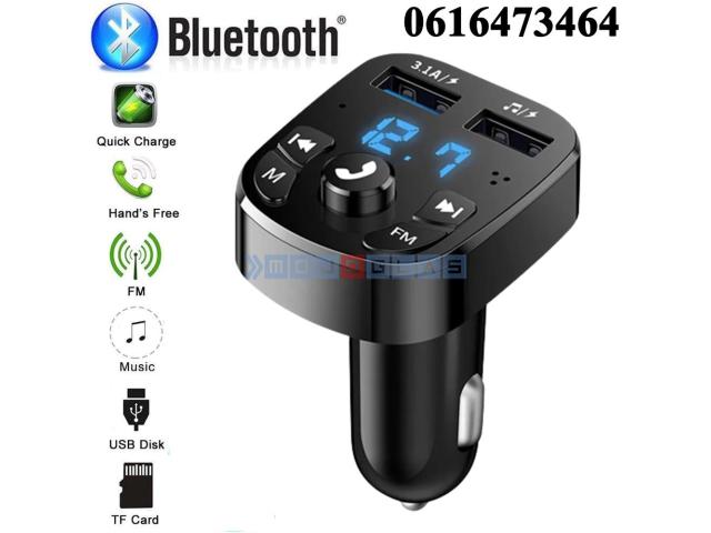 HandsFree Bluetooth FM Transmiter, ,MP3, SD, 3.1A