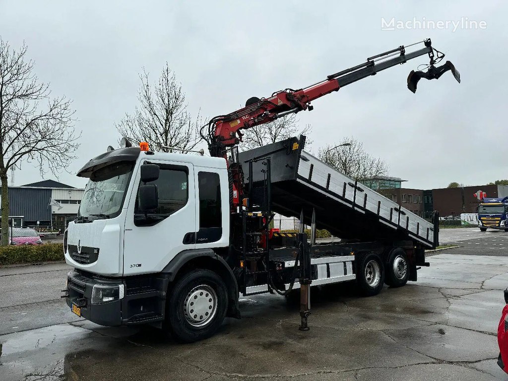 Renault Premium 370 6X2 KIPPER + TEREX 165.2 + REMOTE CONTROL pokretna dizalica