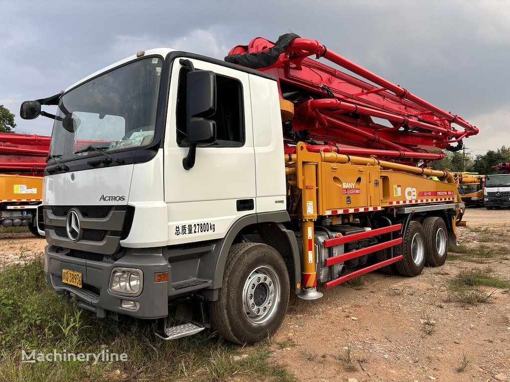 Sany na šasiji Mercedes-Benz Actros 3341 pumpa za beton