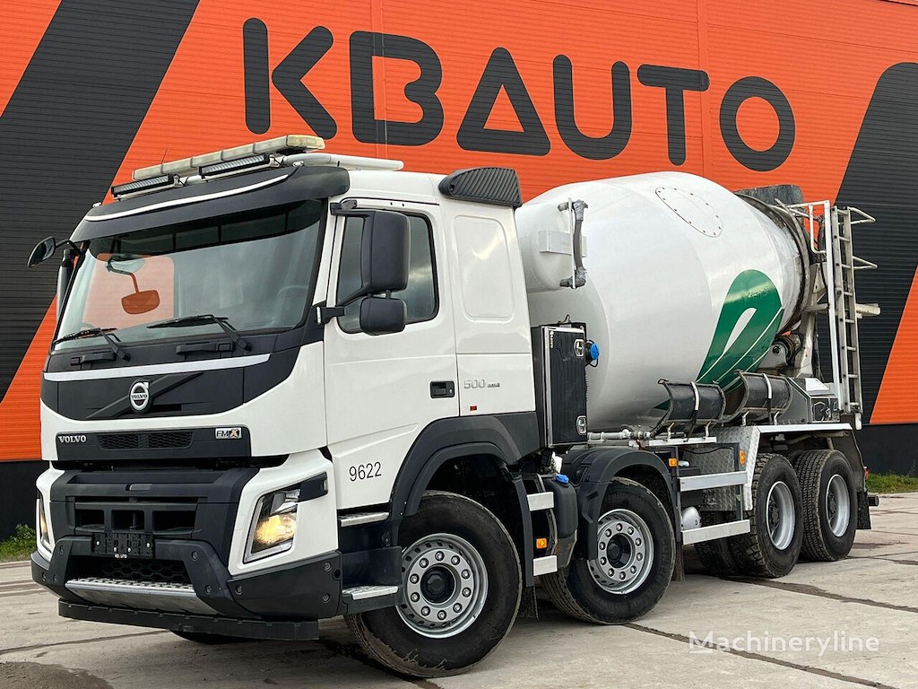 Volvo FMX 500 8x4 IMI 10 m3 / VEB+ / FULL STEEL / BIG AXLES kamion s mešalicom za beton