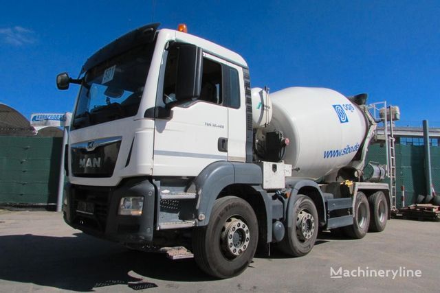 Stetter na šasiji MAN TGS 32.420 8x4 BB - STETTER 9 m³ - Nr.: 501 kamion s mešalicom za beton