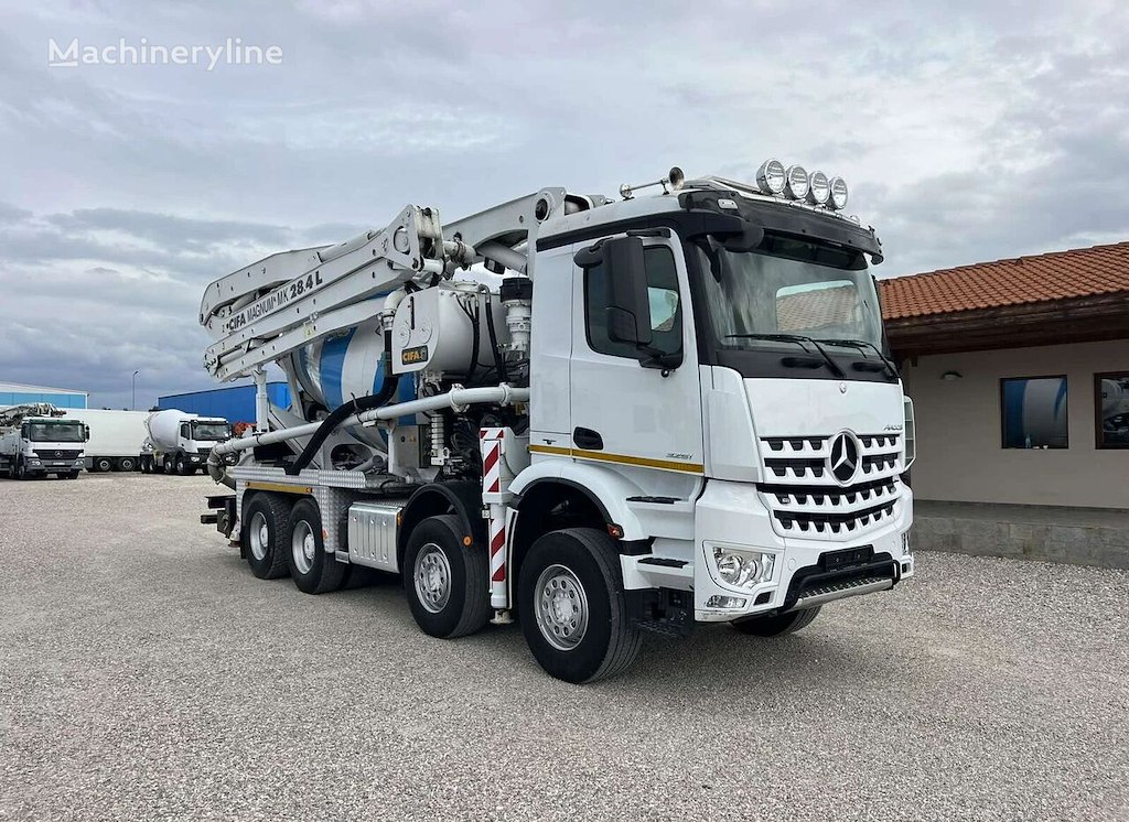 Cifa MAGNUM MK28.4L na šasiji Mercedes-Benz Beton pompa Mercedes-Benz AROCS 3251 CIFA MAGNUM MK28.4L pumpa za beton