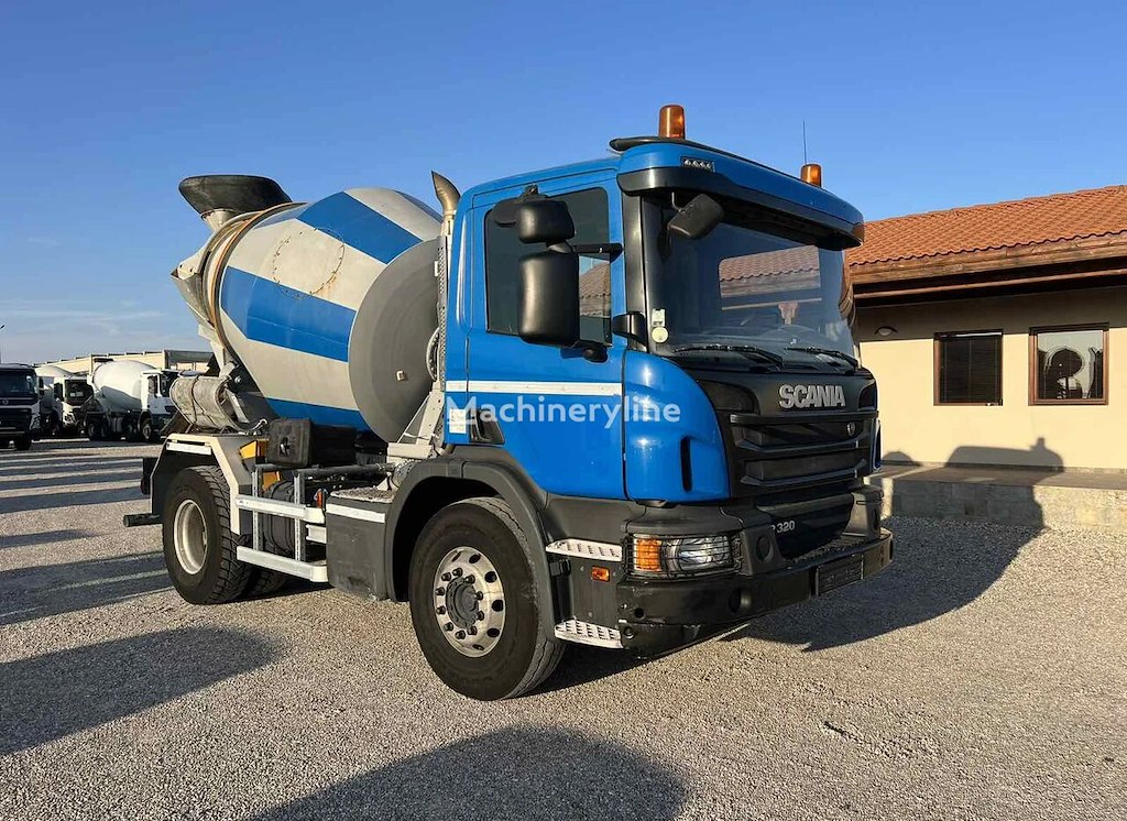 Liebherr na šasiji Scania Beton mikser Scania P 320 LIEBHERR kamion s mešalicom za beton