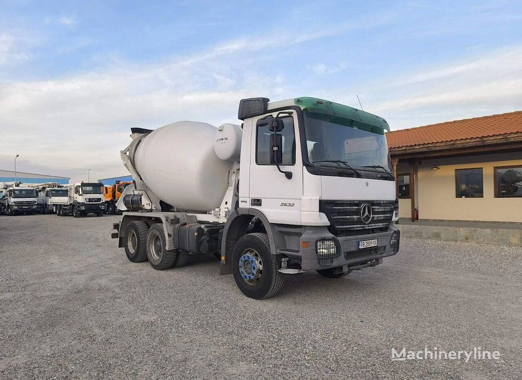 Stetter na šasiji Mercedes-Benz Beton mikser Mercedes ACTROS 2632 STETTER 7M3 kamion s mešalicom za beton