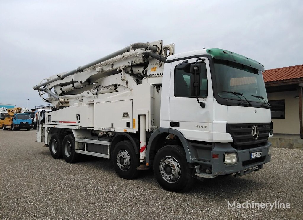 Putzmeister M42 na šasiji Mercedes-Benz Beton pompa Mercedes-Benz ACTROS 4144 PUTZMEISTER M42 pumpa za beton