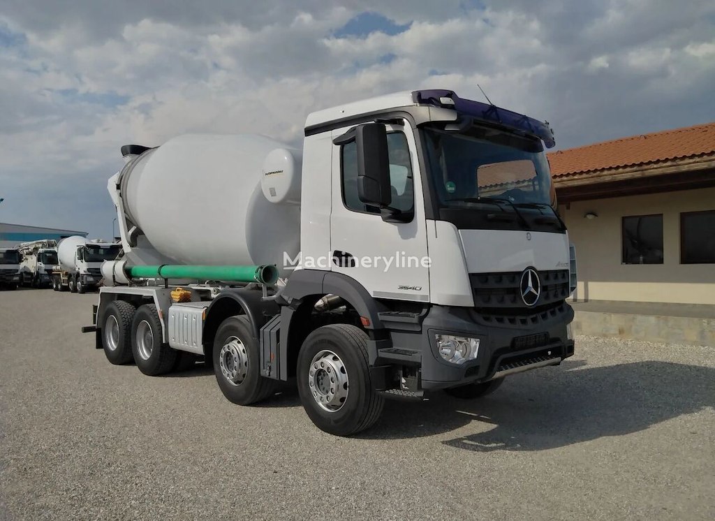 Putzmeister na šasiji Mercedes-Benz Beton mikser Mercedes AROCS 3540 PUTZMEISTER 9M3 kamion s mešalicom za beton