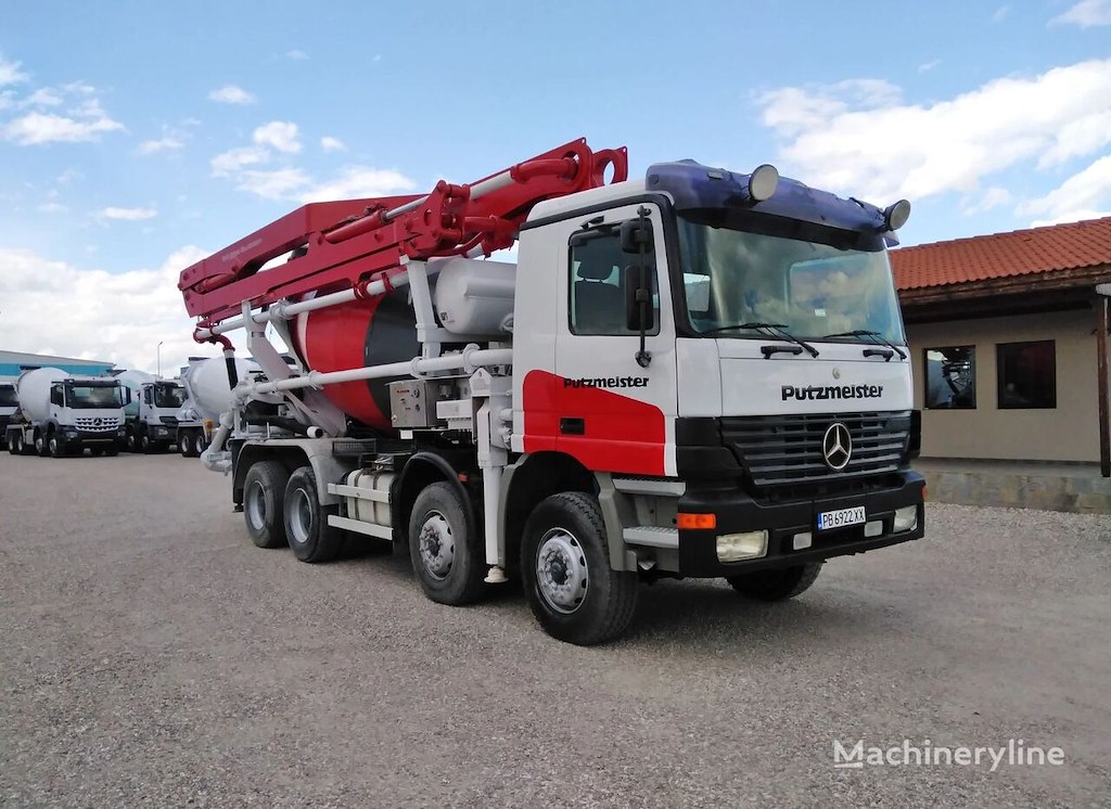 Putzmeister Pumi 26. 67S na šasiji Mercedes-Benz Beton pompa Mercedes-Benz ACTROS 3240 Putzmeister 26.67S pumpa za beton