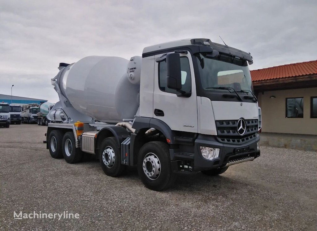 Stetter na šasiji Mercedes-Benz Beton mikser Mercedes AROCS 3240 STETTER 9M3 kamion s mešalicom za beton